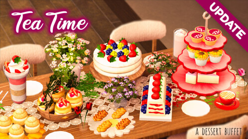 ☕ Tea Time || Dessert Buffet | Jogue na Roblox