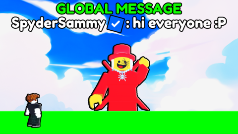 [🎉] Send a Global Message | Simple GUI — Roblox Scripts | ScriptBlox