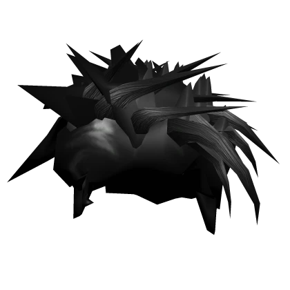 Slender & CNP OG Hair Combo in Black with Texture | Roblox Item - Rolimon's