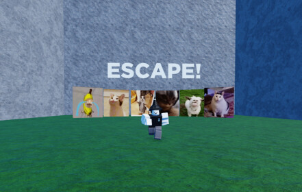 ¡Escapa de los Memes de Gato! - Roblox