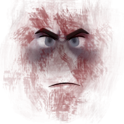 CSOM Face - Warpaint (Dark Brows/Blue Eyes)