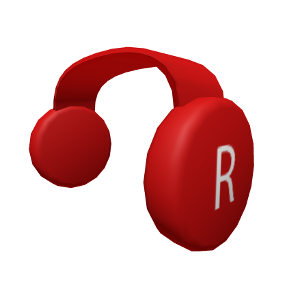 Rote Clockwork-Kopfhörer – Roblox