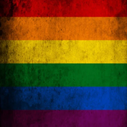 gritty lgbt pride flag