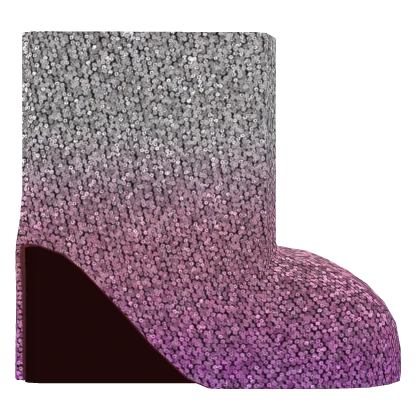 White Pink Sequin Sparkle … - Right Shoe Accessory | Roblox Item ...