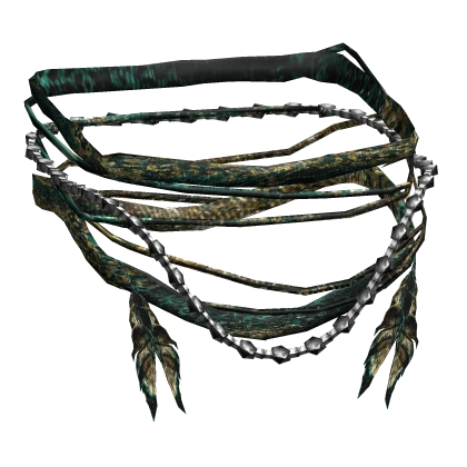 Right Green & Gold Historic Worn Arm Wraps | Roblox Item - Rolimon's