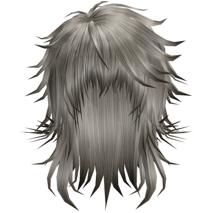 Ash Anime Messy Layered Emo Scene Wolfcut Shag - Roblox