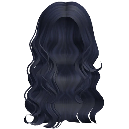 Crimped Swirly Beachy Waves (Navy Blue) | Roblox Item - Rolimon's