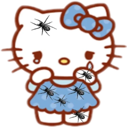 Hello Kitty Disgusting Spider