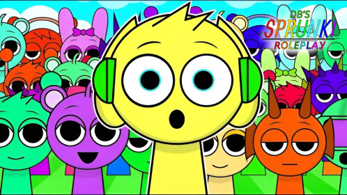 (TYLER AND SNOWI) DB's Sprunki RP - Roblox