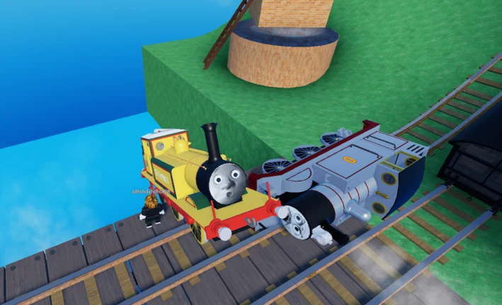 (SUMMER! ) conduce a thomas y amigos al acantilado de agua! - Roblox