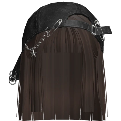Short Emo Hair w/ Backwards Cap (Brown) | Roblox Item - Rolimon's