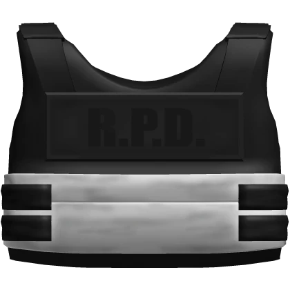 Realistic RPD Police Tactical Vest Black Military | Roblox Item - Rolimon's