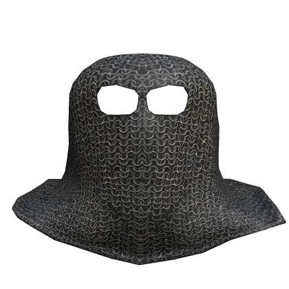 Heavy Medieval Chainmail Coif and Aventail | Roblox Item - Rolimon's