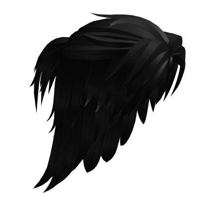 long samurai style hair (Black) | Roblox Item - Rolimon's