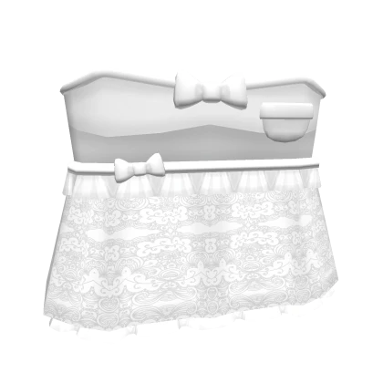 Cute Lace Gothic White dress | Roblox Item - Rolimon's