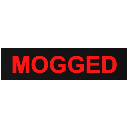 Mogged Face Censor Bar | Roblox Item - Rolimon's