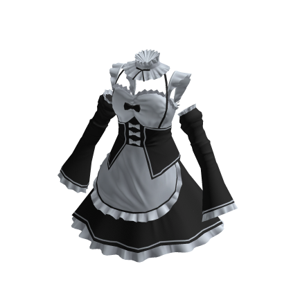 Maid Outfit (Black) - Roblox
