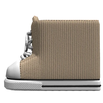 Beige Canvas Shoes - Left Shoe Accessory | Roblox Item - Rolimon's