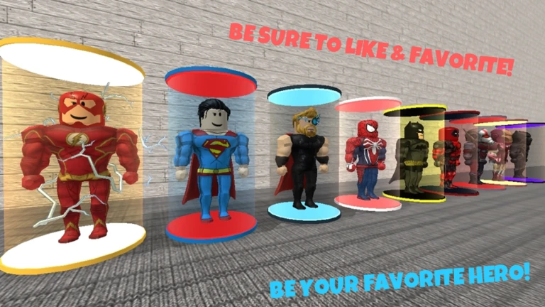 Super héros Power Tycoon! - Roblox