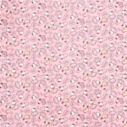 Pink Hearts Hello Kitty Decal