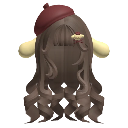 Pompompurin Curly Doll Princess Hair Brown ♡ | Roblox Item - Rolimon's