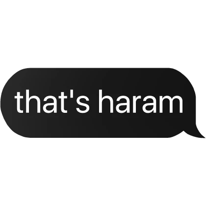 that's haram text | Roblox Item - Rolimon's