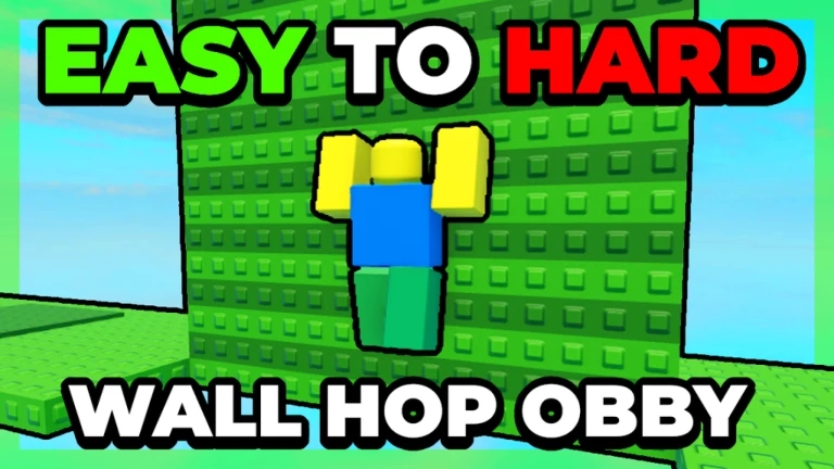 Easy To Hard Wall Hop Obby | Play on Roblox