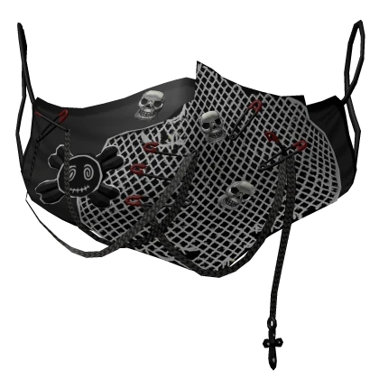 Emo Skull Chain Punk Mask | Roblox Item - Rolimon's