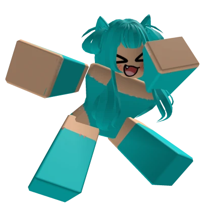 Cat Girl (Cyan) | Roblox Item - Rolimon's