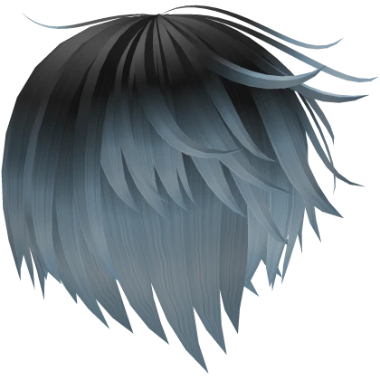 Blue Vkei Emo Swoosh Messy Anime Hair | Roblox Item - Rolimon's