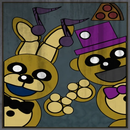 FNaF 3 Fredbear & SpringBonnie Poster