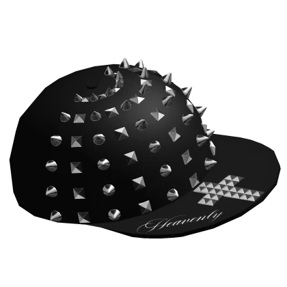black studded cross heavenly spiky vkei scene cap | Roblox Item - Rolimon's