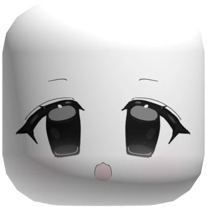 happy flustered chibi anime face mask | Roblox Item - Rolimon's