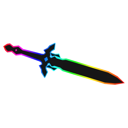 Cartoony Rainbow Waist Sword | Roblox Item - Rolimon's