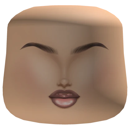 Faceless Baddie Makeup Face Cheeks Head Light Skin | Roblox Item - Rolimon's