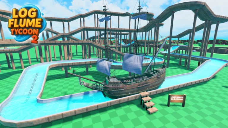 Log Flume Tycoon 2! Build, Ride, Craft - Roblox