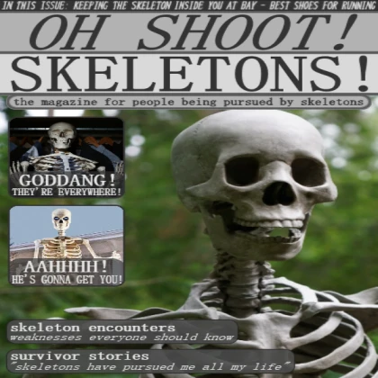 Images/skeleton magazine