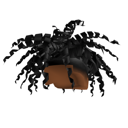 Jumbo Curly Fro 1/2 [Negro] - Roblox