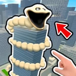 Scary Worm Go Up Tower 😱 Stats | Rotrends