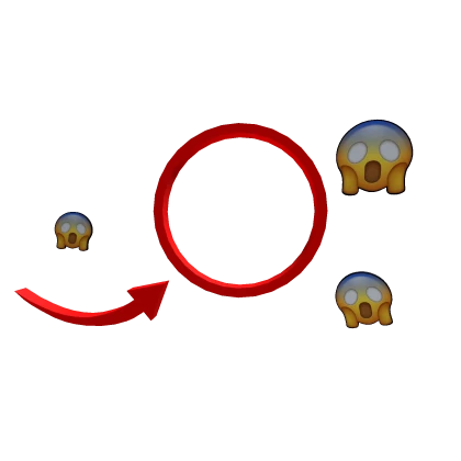 red clickbait meme circle (SHOCKING😱) | Roblox Item - Rolimon's