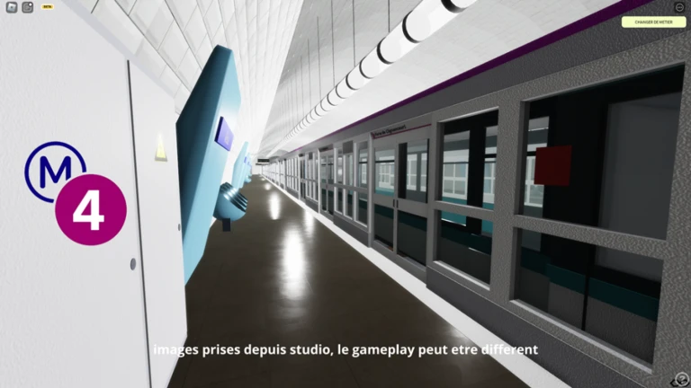 [MP89 V2 !] Ligne 4 du Métro Parisien - Roblox