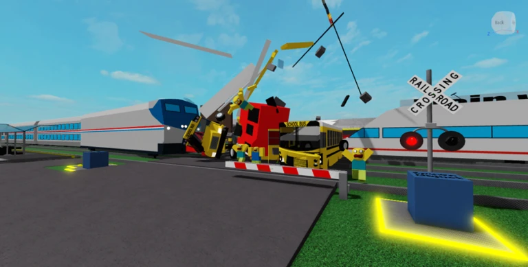 Tren Vs Coche Ultimate - Roblox