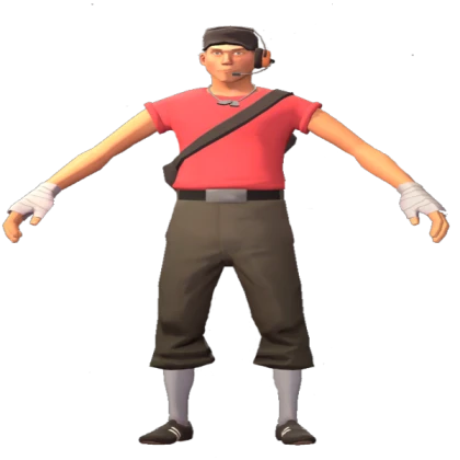 scout A-pose