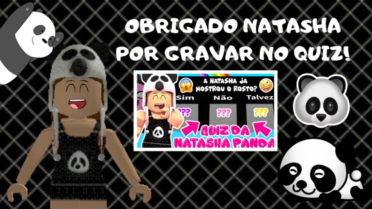 ATUALIZAÇÃO! || Quiz Da Natasha Panda - Roblox