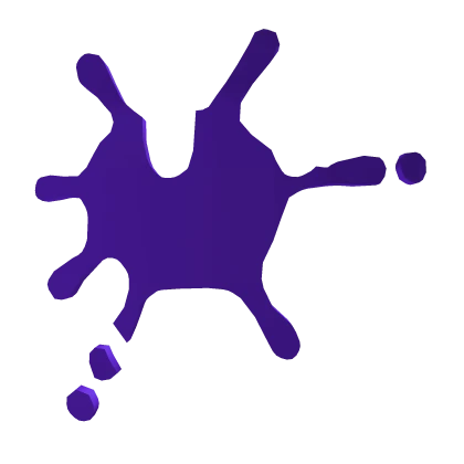 Paintball Splat Purple Face Addon | Roblox Item - Rolimon's