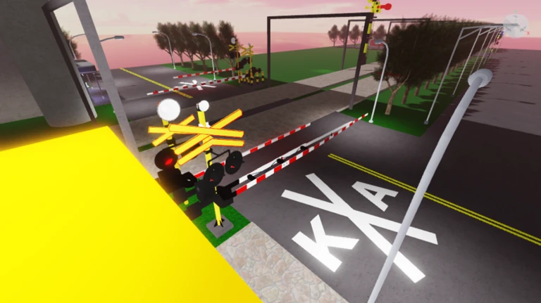 perlintasan kereta api - Roblox
