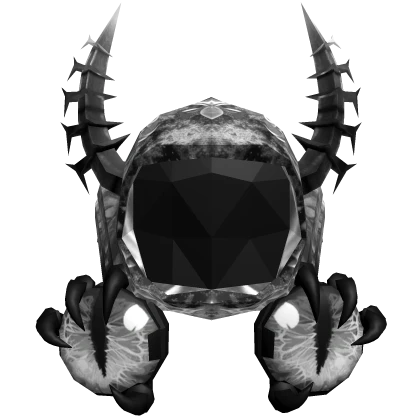 Midnight Dark Dragon Dominus w/ White Horns | Roblox Item - Rolimon's