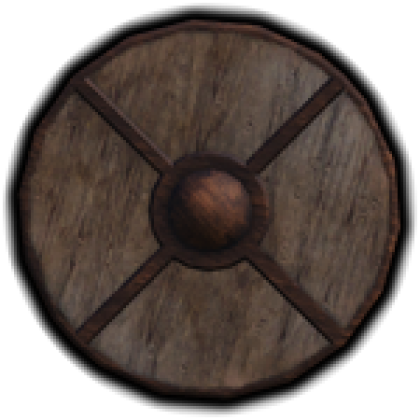 Round Wooden Shield - Roblox