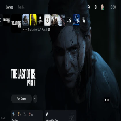 PS5 home screen by XP_MAX1