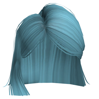 Short Side Swept Bob in Blue - Roblox